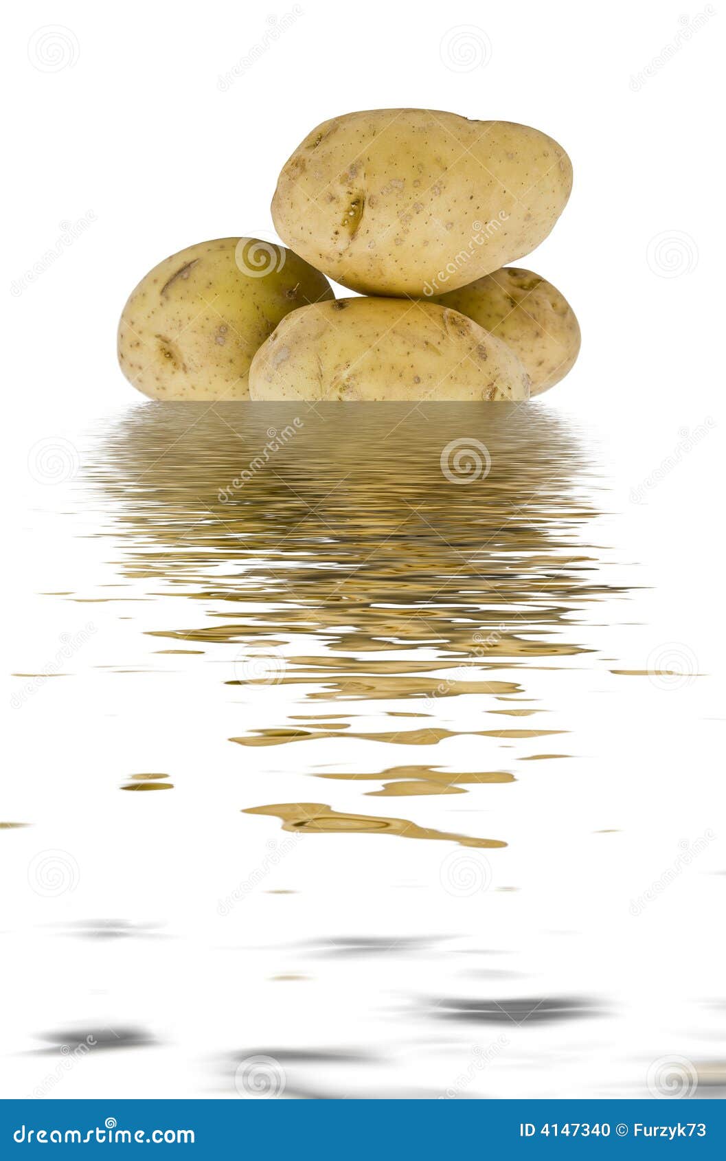 Young Potatoes in the Water Stock Photo - Image of ingredient, fresh ...