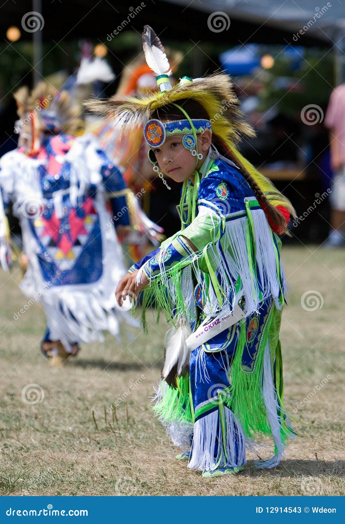 Young Powwow Grass Dancer editorial stock photo. Image of festival ...