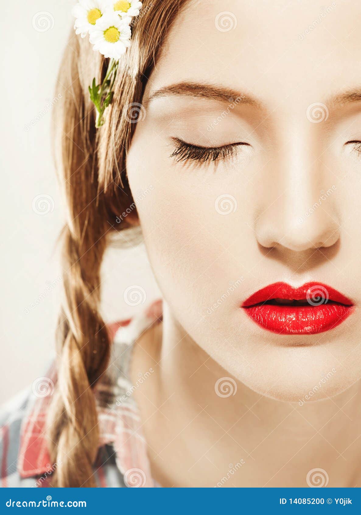 Young pretty girl portrait stock photo. Image of face - 14085200