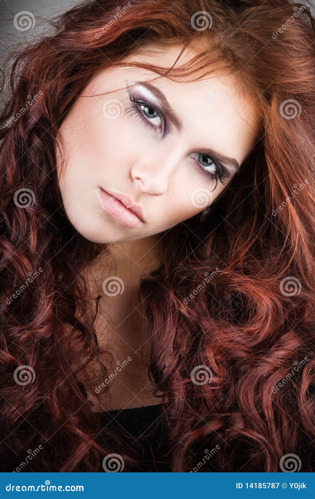 Young pretty girl portrait stock image. Image of head - 14185787