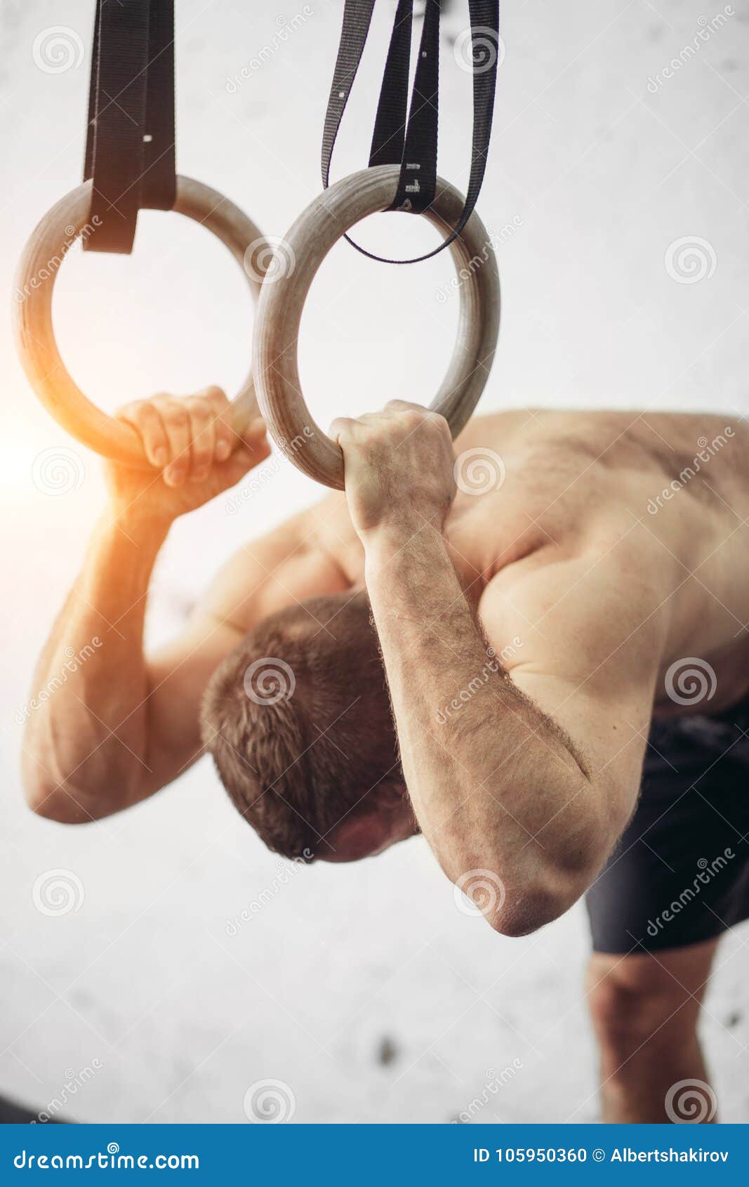 Pretty Man Tired after Weightlifting at Gym Stock Photo - Image of ...