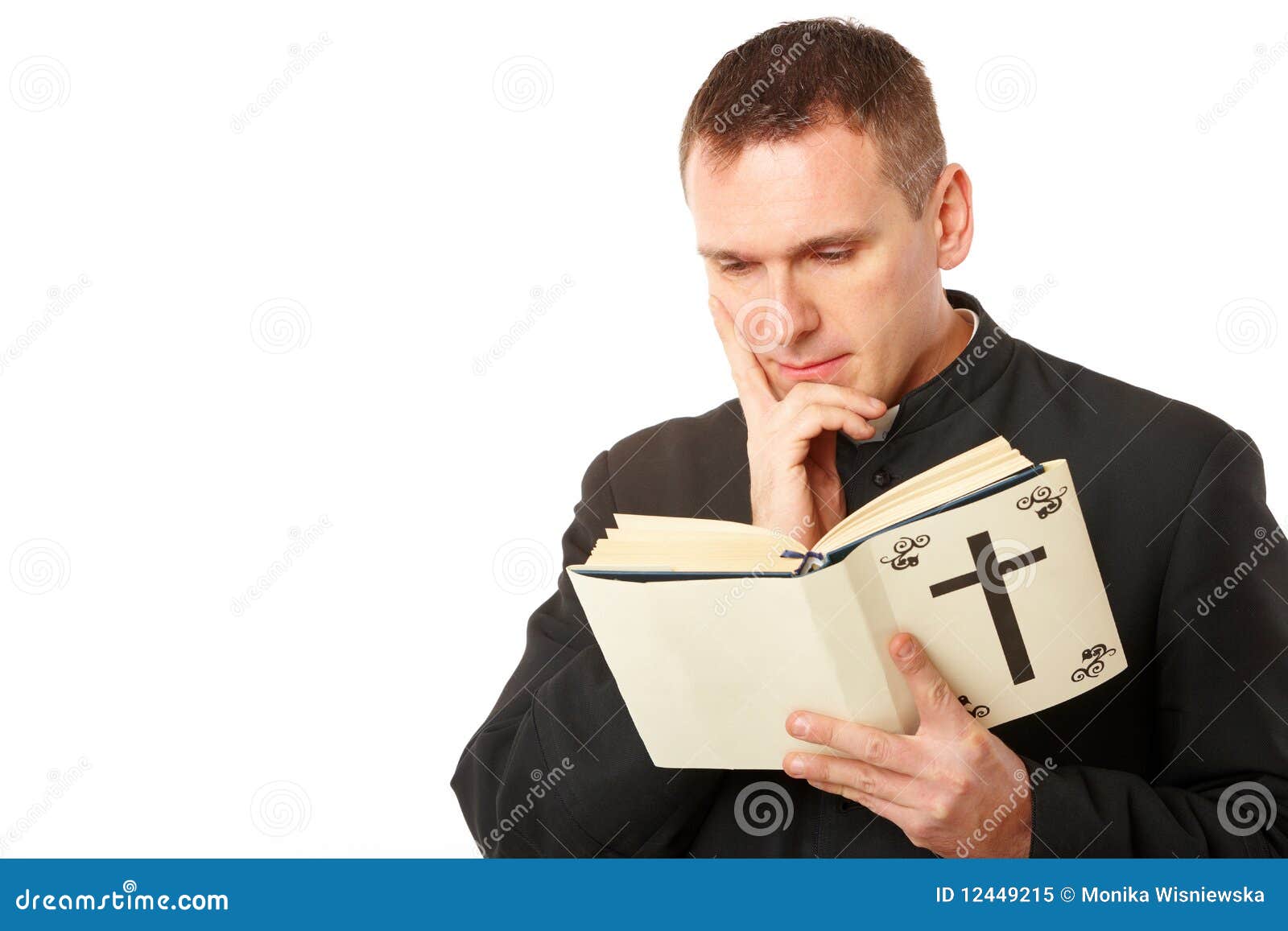Young priest stock image. Image of adult, father, religion - 12449215