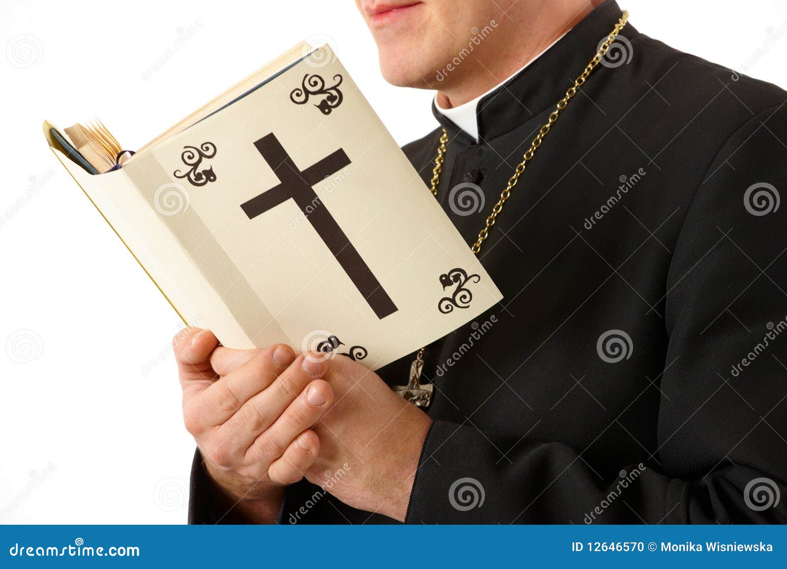 Young priest stock photo. Image of pastor, meditating - 12646570