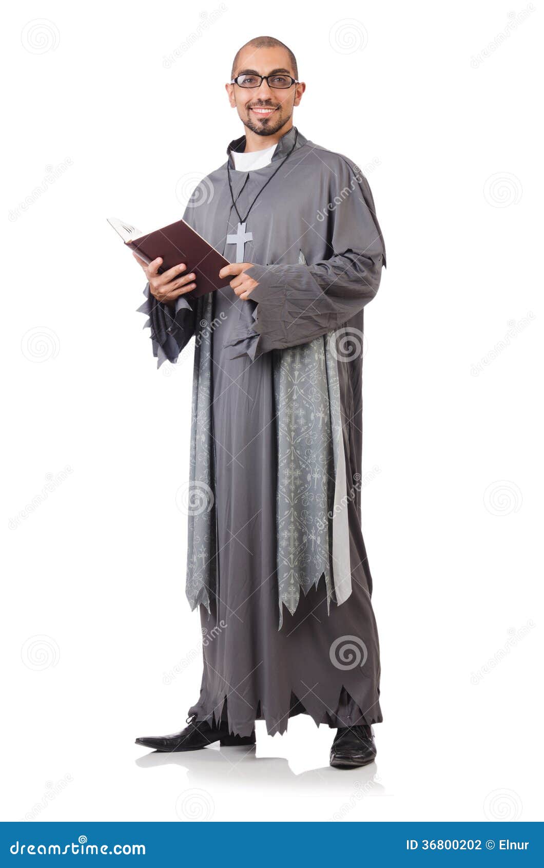 Young priest stock photo. Image of clerical, portrait - 36800202