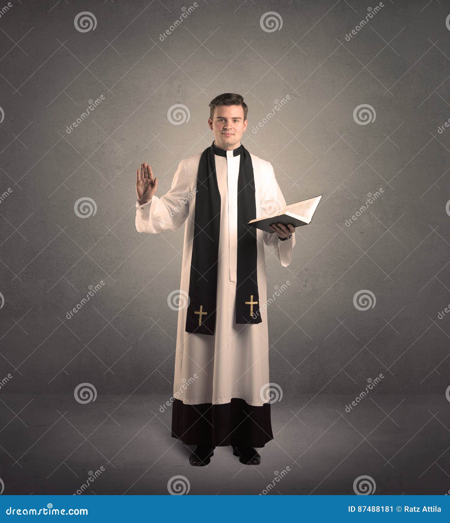 Young priest reading stock image. Image of celebrate - 87488181