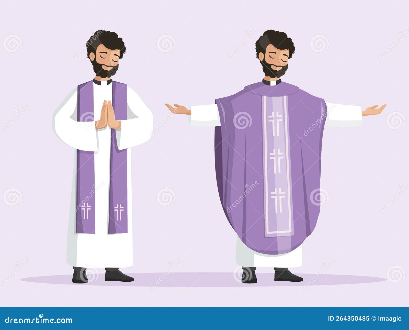 Young Priest Topic Image 2 Vector Illustration | CartoonDealer.com ... Young Priest Topic Image 2 Vector Illustration | CartoonDealer.com ...