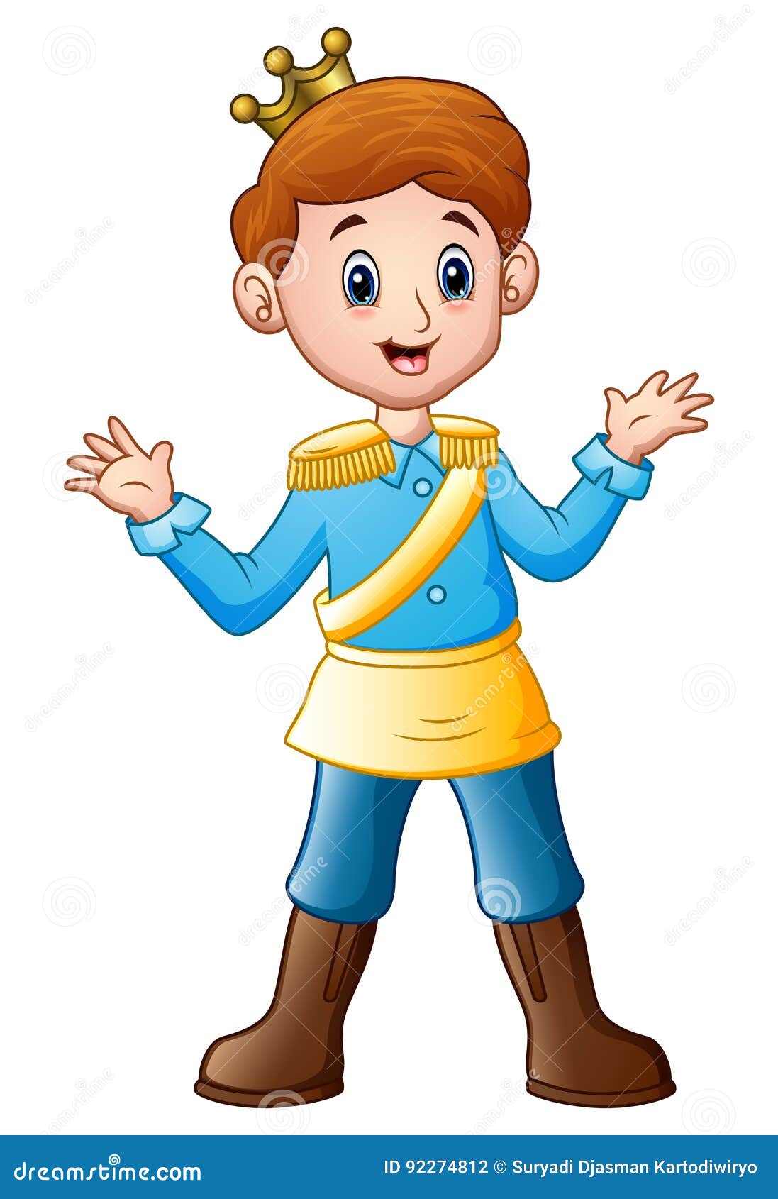 Young prince cartoon stock vector. Illustration of ancient - 92274812