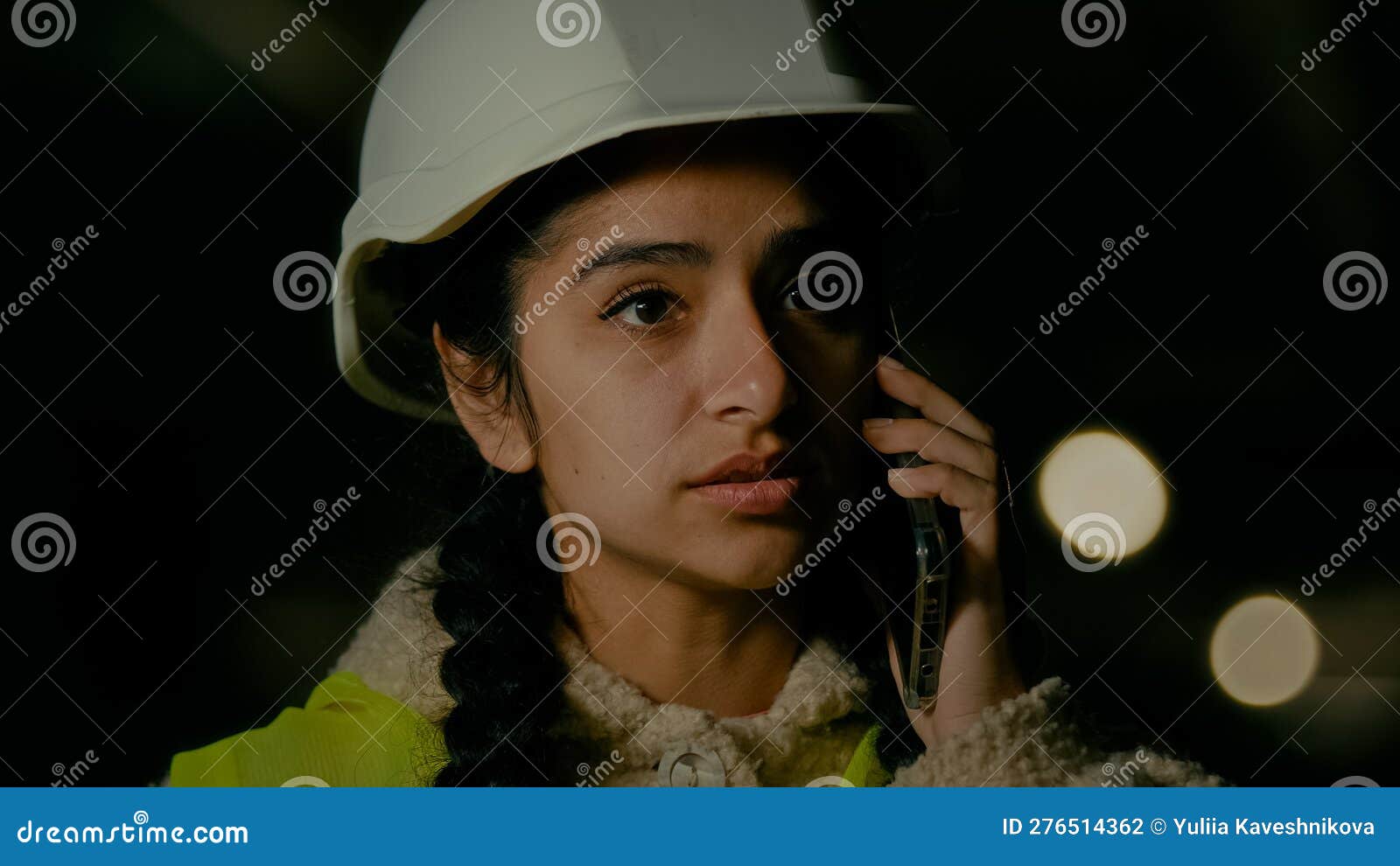 Young Professional Arabian Woman Technical Engineer Builder Architect ...
