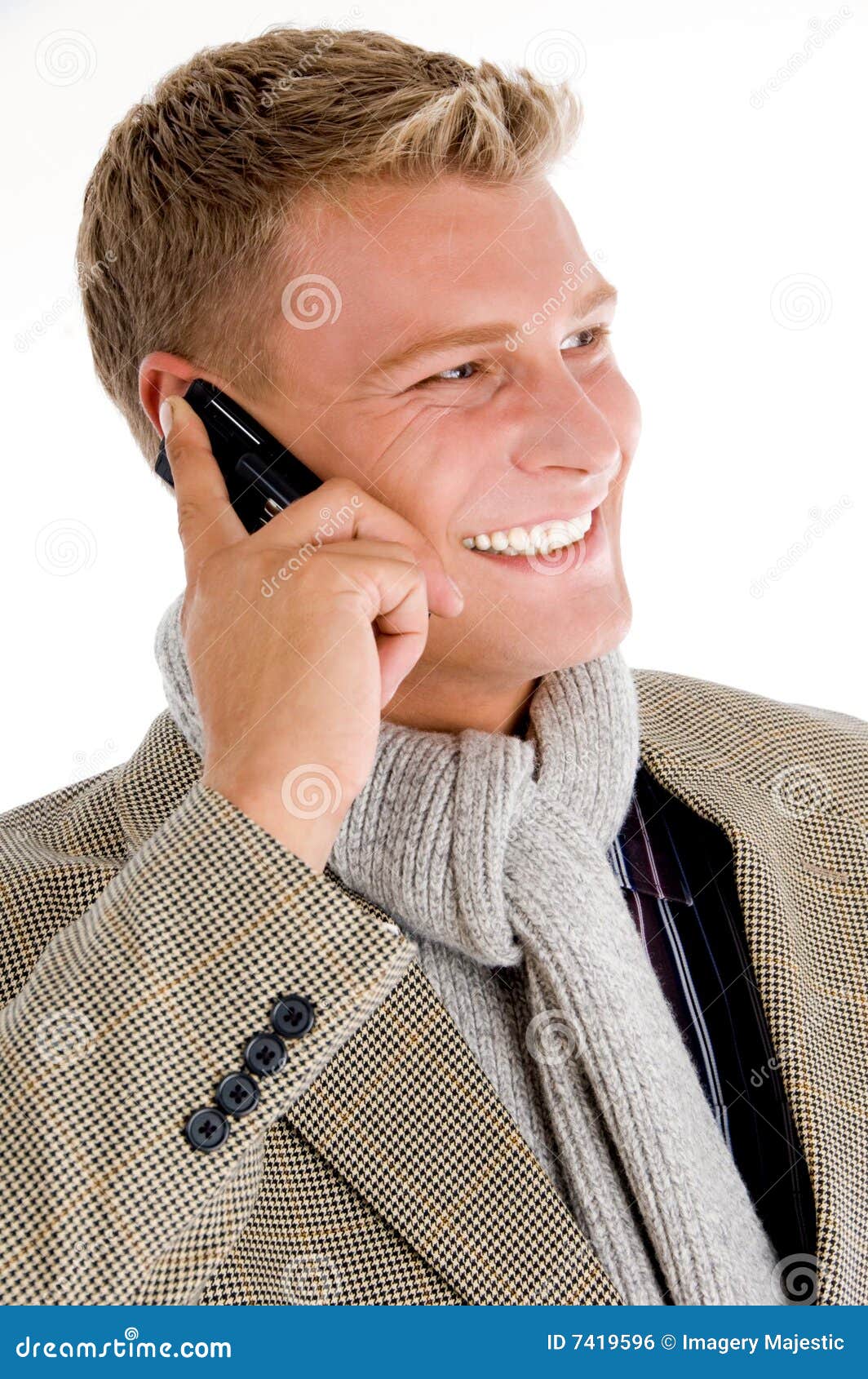 Young Professional Man Receiving a Call Stock Photo - Image of call ...