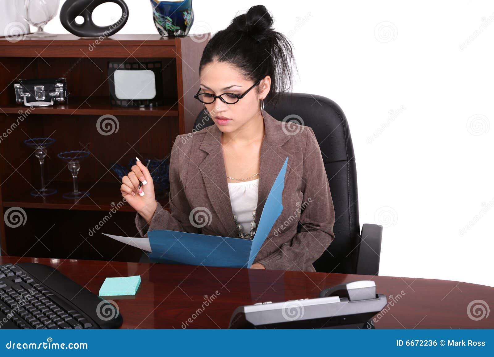 Young Professional at Work stock photo. Image of writing - 6672236