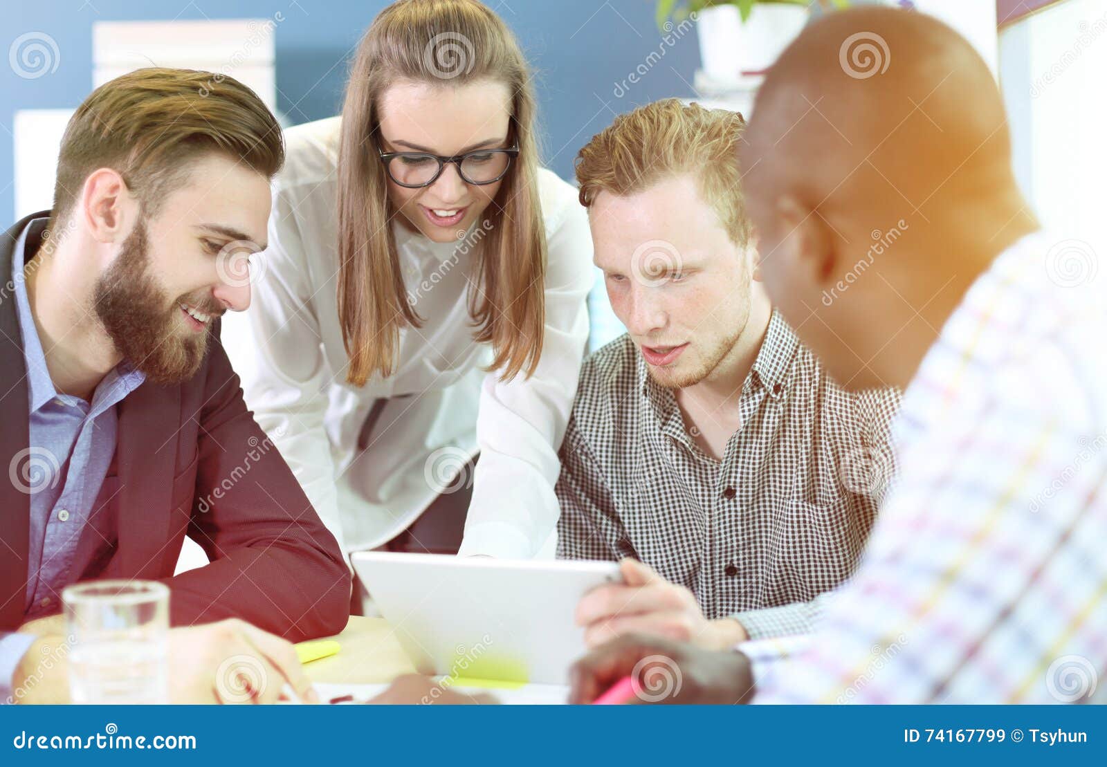 Young professionals stock image. Image of interactive - 74167799