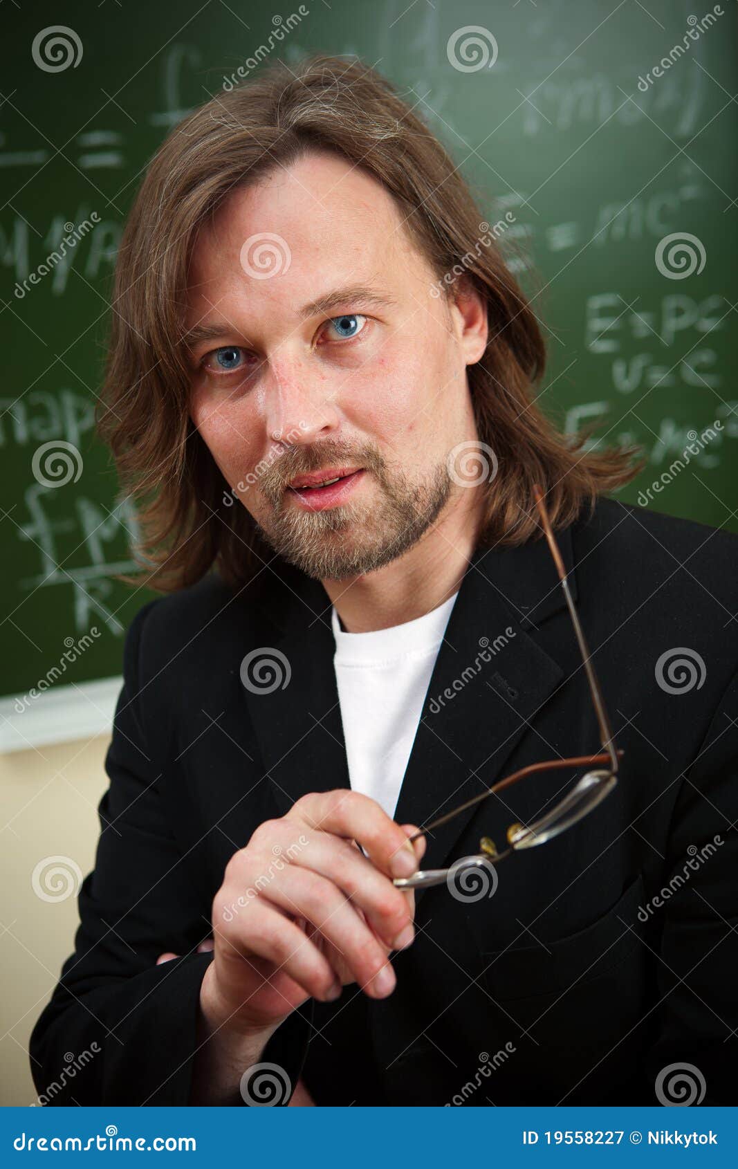 Young professor stock image. Image of instructor, scientist - 19558227
