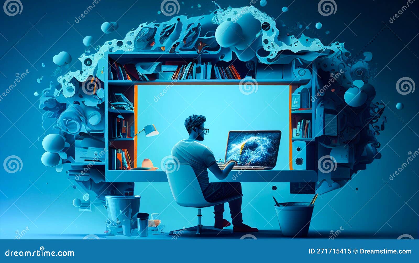 Young Programmer Concentrated At Working Project Developing Programming And Coding Technologies