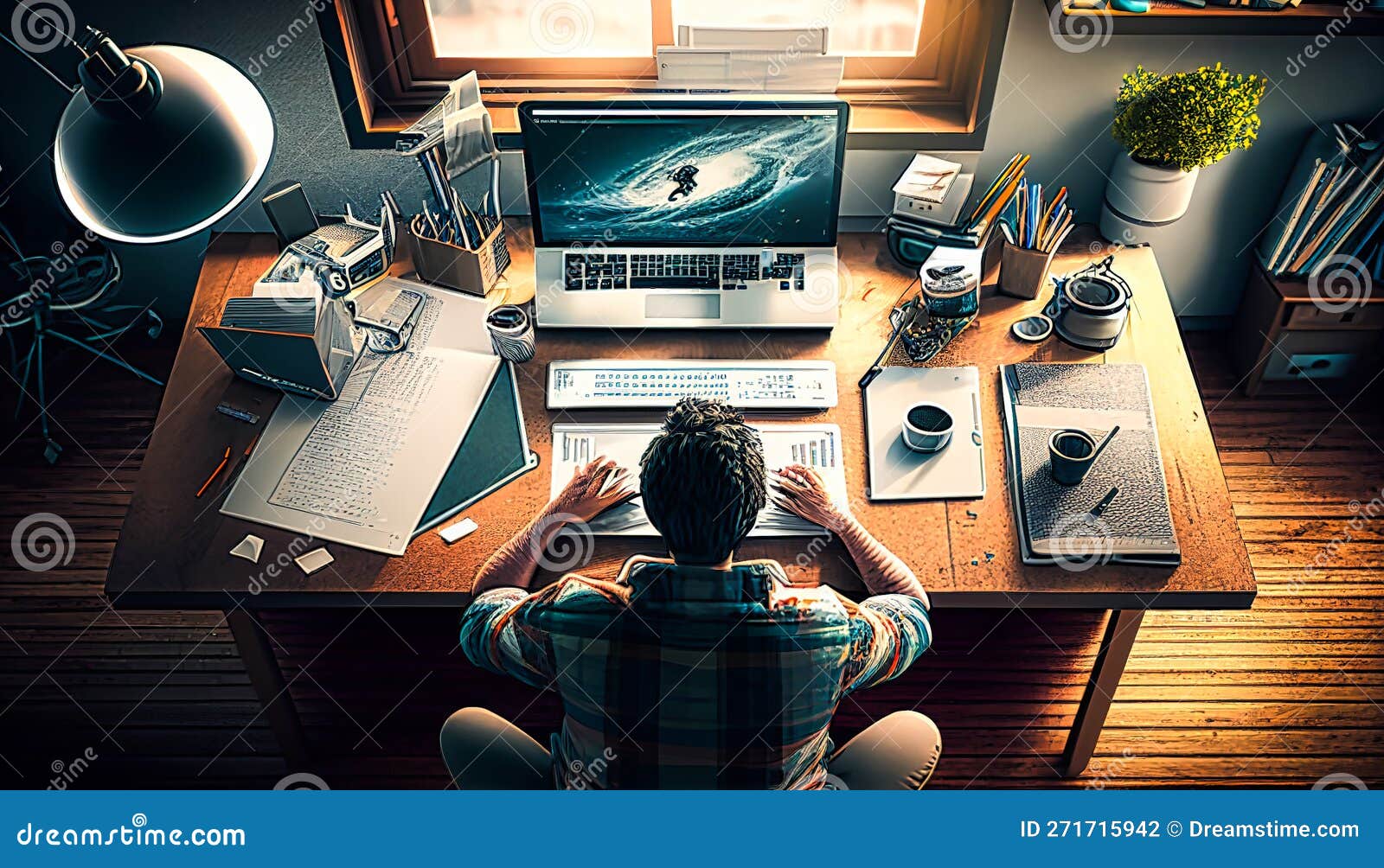 Young Programmer Concentrated At Working Project Developing Programming And Coding Technologies