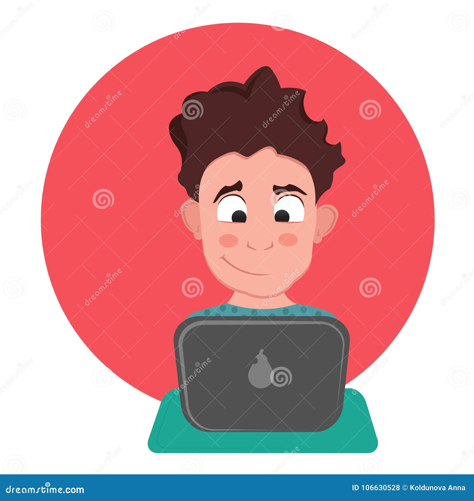 Young Programmer Man Character Coding on Notebook or Having Stock ... Young Programmer Man Character Coding on Notebook or Having Stock ...