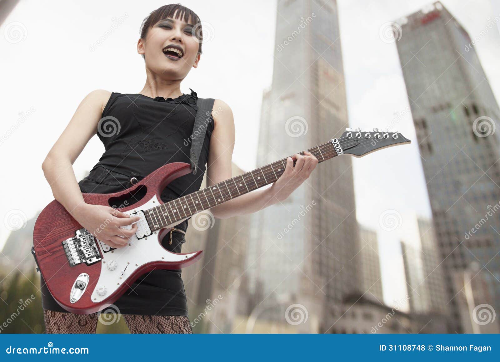 Punk Rock Teen Girl Stock Image | CartoonDealer.com #10133479
