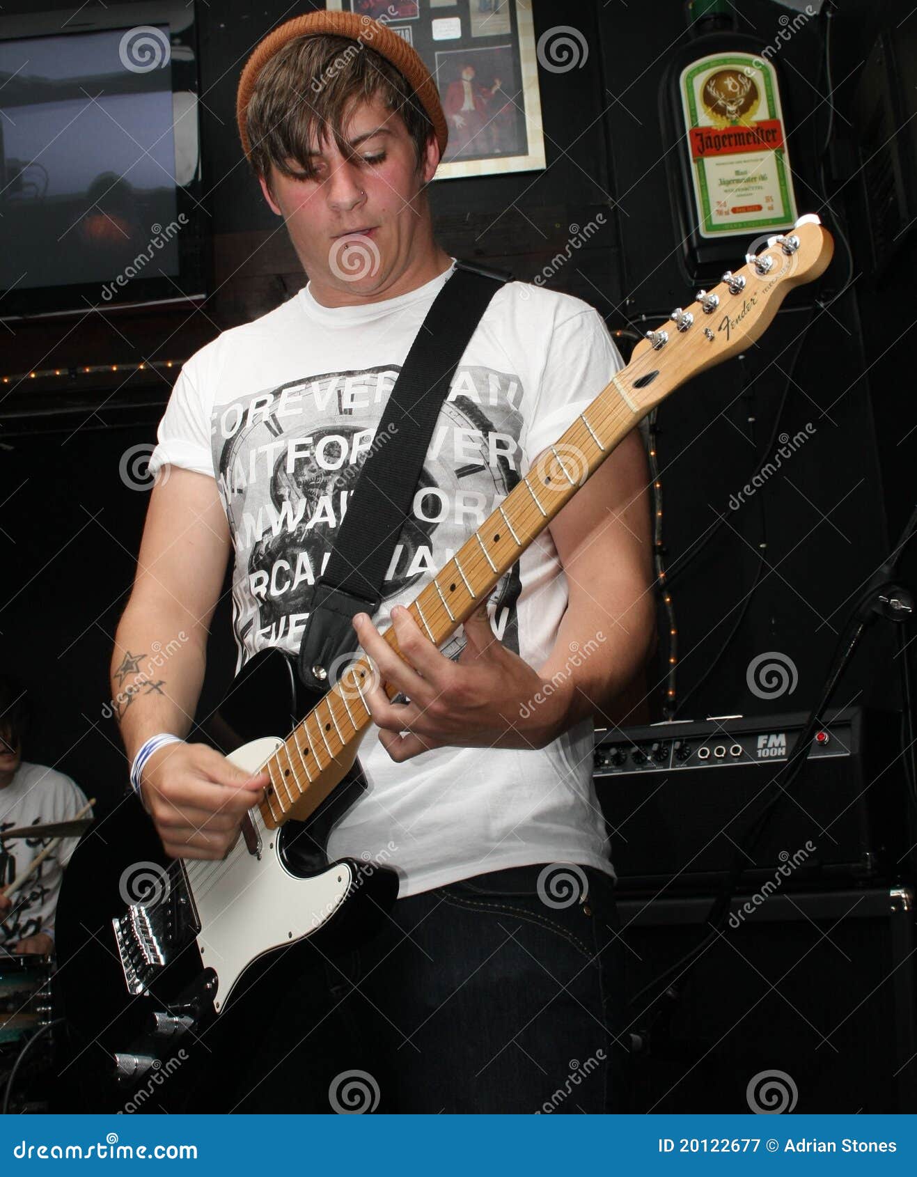 Young Punk Rocker Guitarist Editorial Photography - Image of drums ...