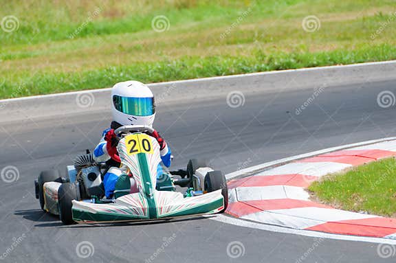 Young Racer Drive stock photo. Image of white, sport - 25914326