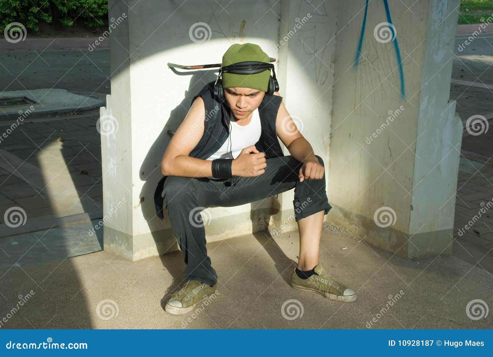 Young rapper man sitting stock image. Image of lifestyle - 10928187