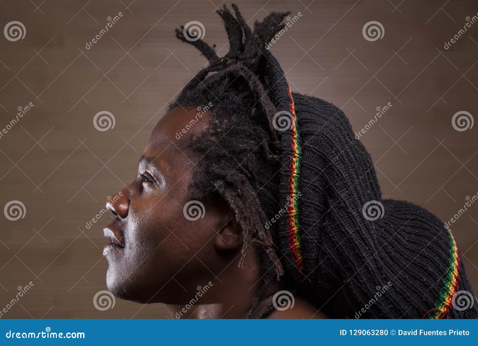 Young Rastafarian Man Portrait Stock Photo - Image of model, culture ...