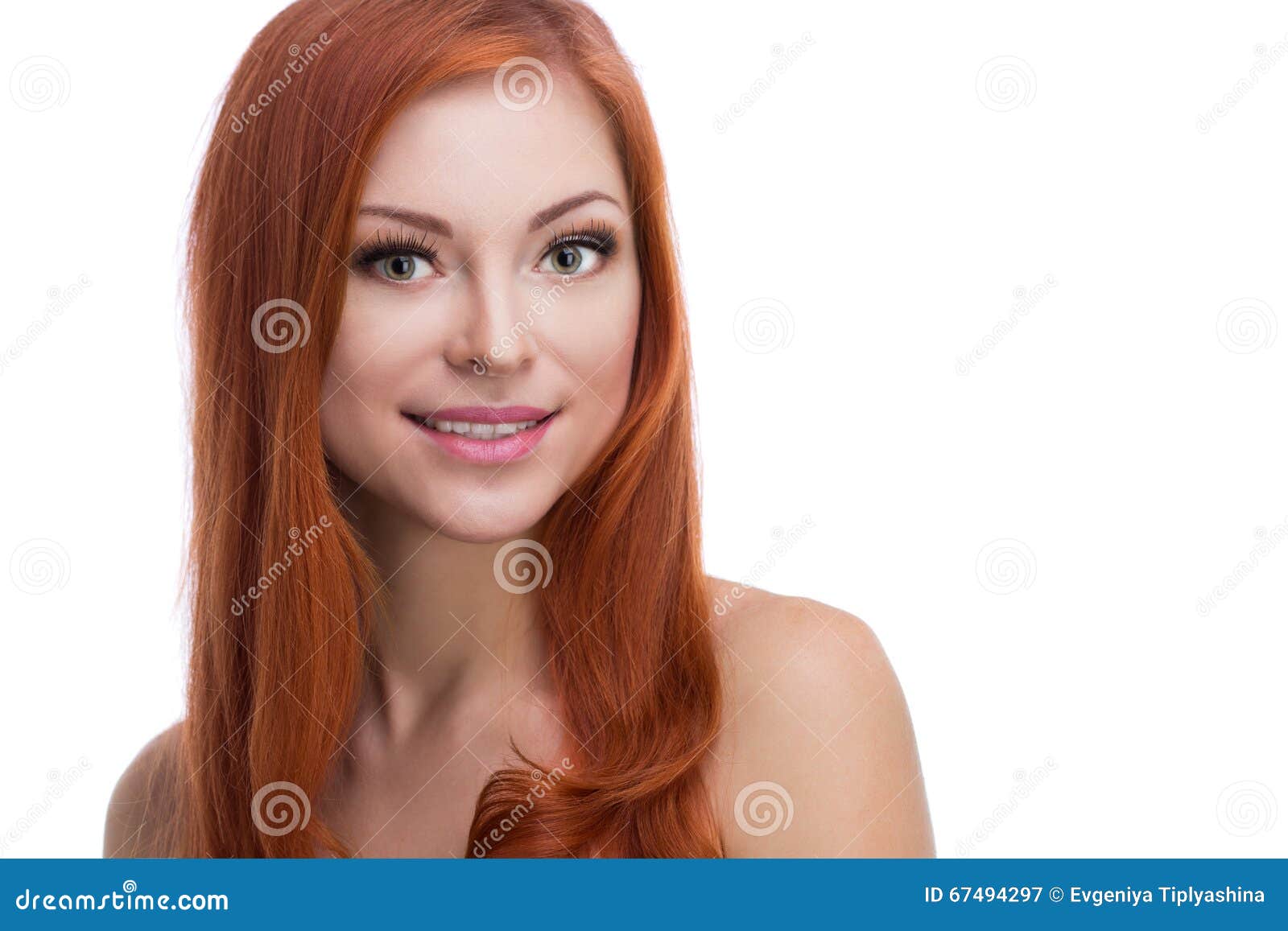 Young red-haired girl stock image. Image of face, fashion - 67494297