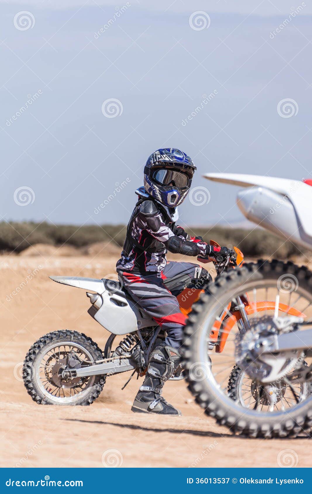 Young Rider on a Motorcycle Stock Image - Image of ride, dirt: 36013537