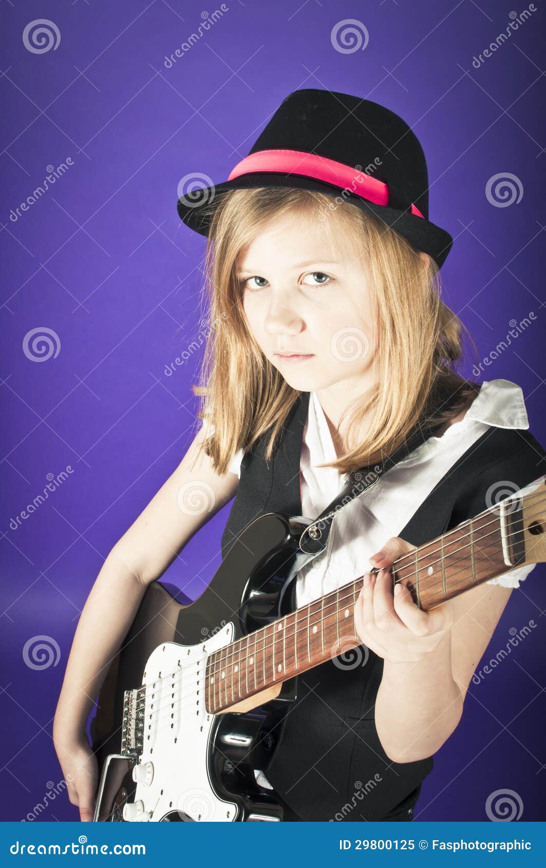 Rock chick stock image. Image of child, bass, background - 29800125