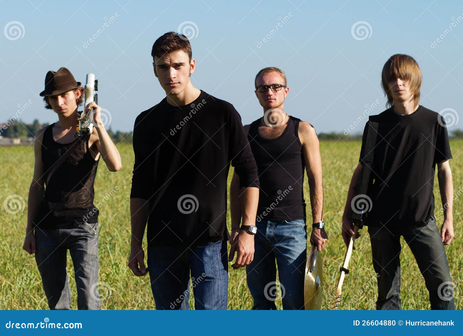 Young rock stars stock photo. Image of group, caucasian - 26604880