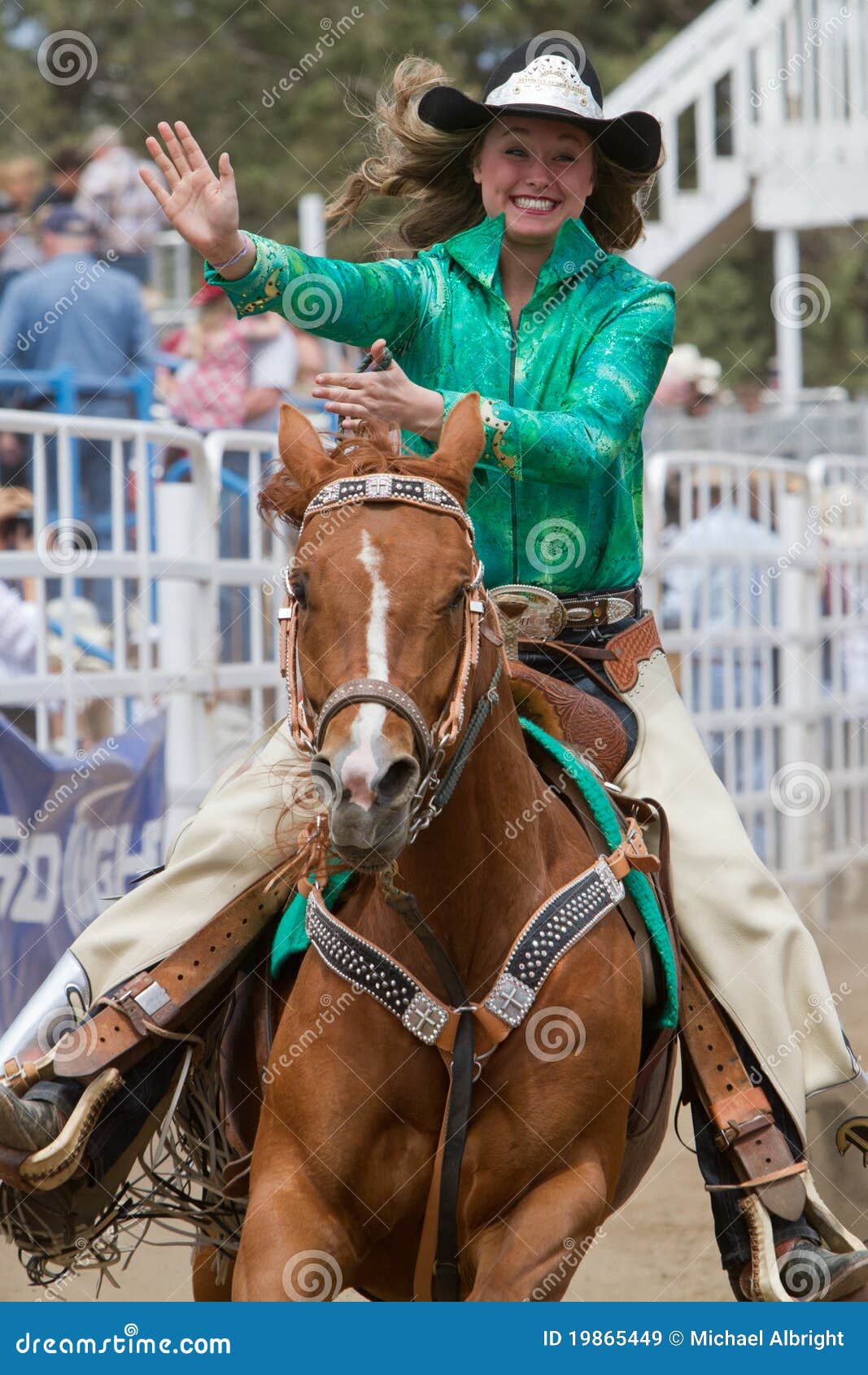Young Rodeo Queen - Sisters, Oregon Rodeo 2011 Editorial Stock Image ...