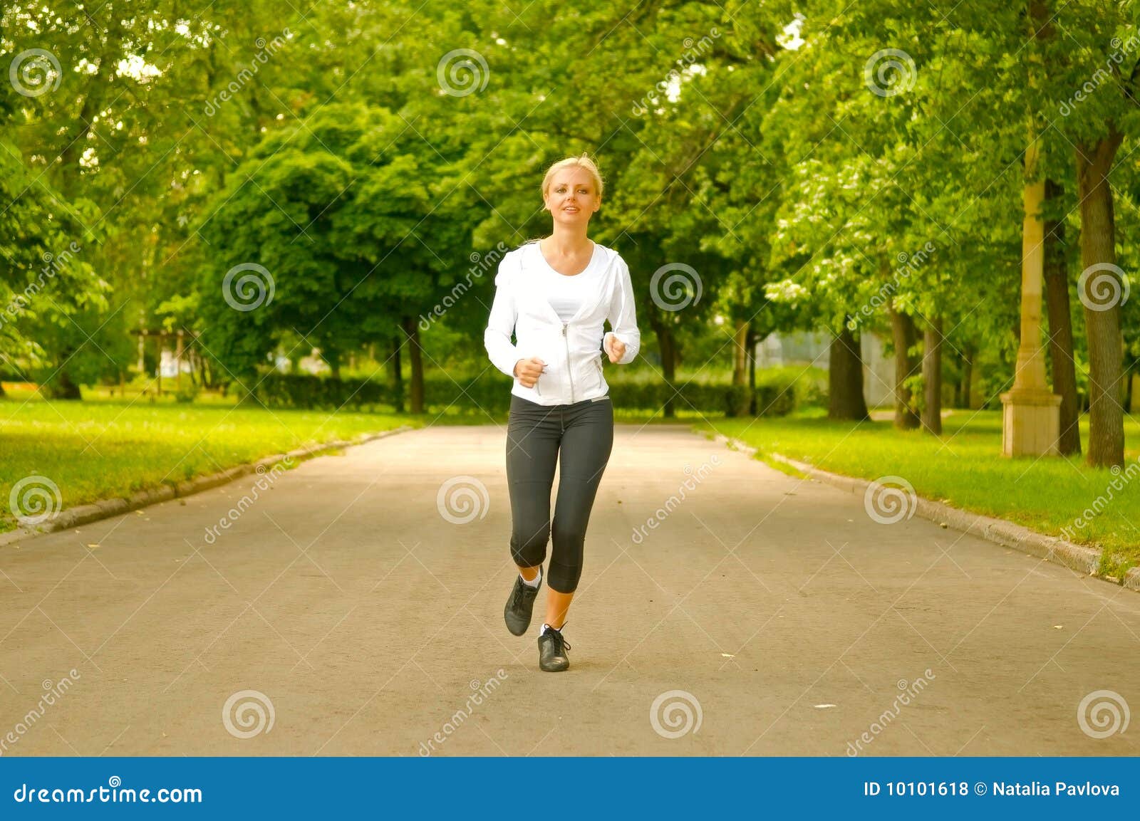 Young running woman stock photo. Image of running, caucasian - 10101618