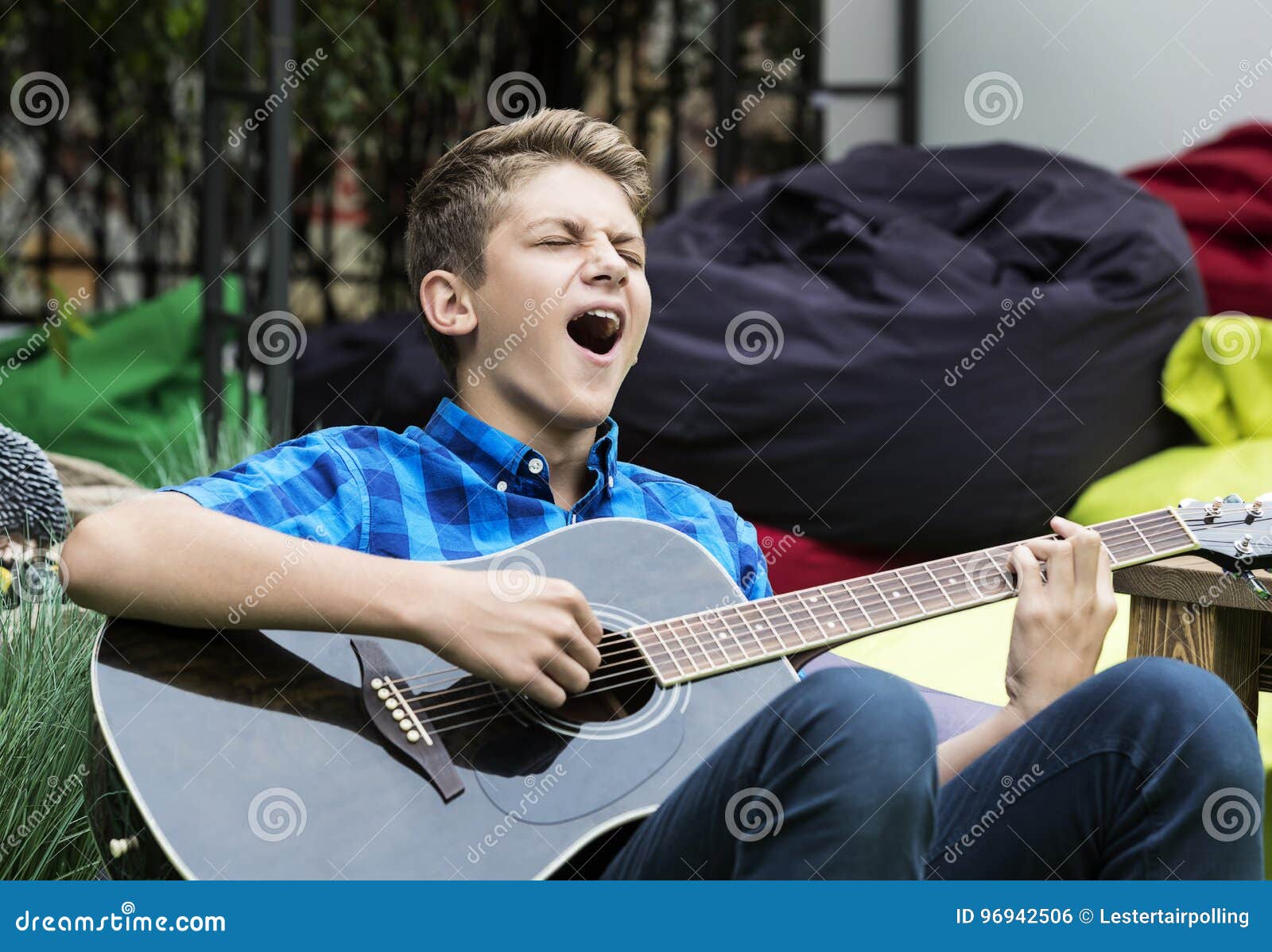 Sad Guy With Guitar