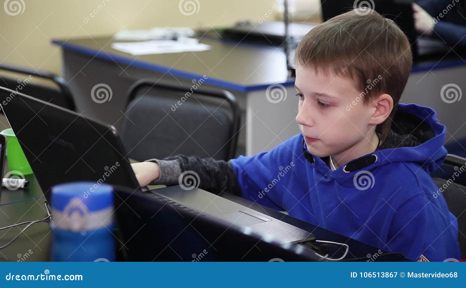Class Training of Programmers. Teenager Boys Programme. Education of ...