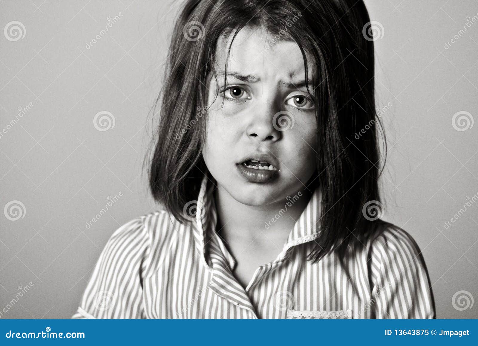 Young Unkempt Blonde Child Royalty-Free Stock Image | CartoonDealer.com ...