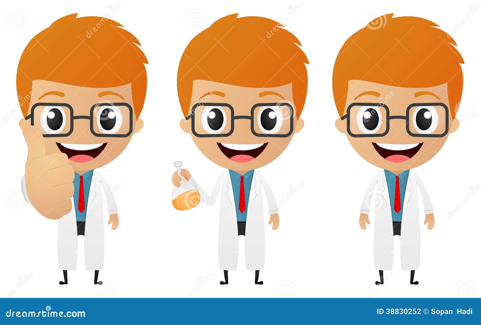 Young Scientist Explaining Types Of Muscle Tissue In Front Of A Board ...