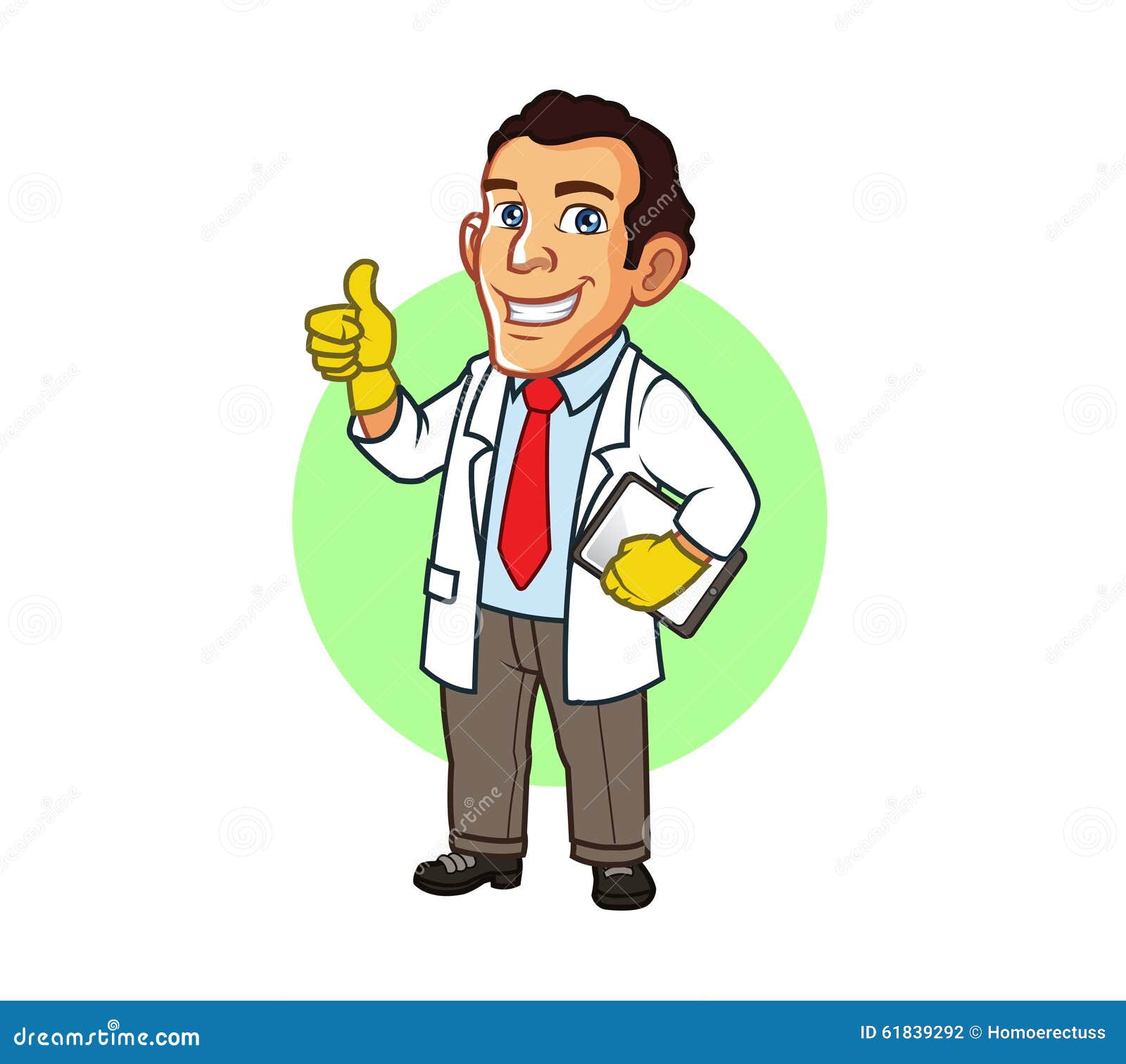 Young Scientist Cartoon stock vector. Illustration of cartoon - 61839292