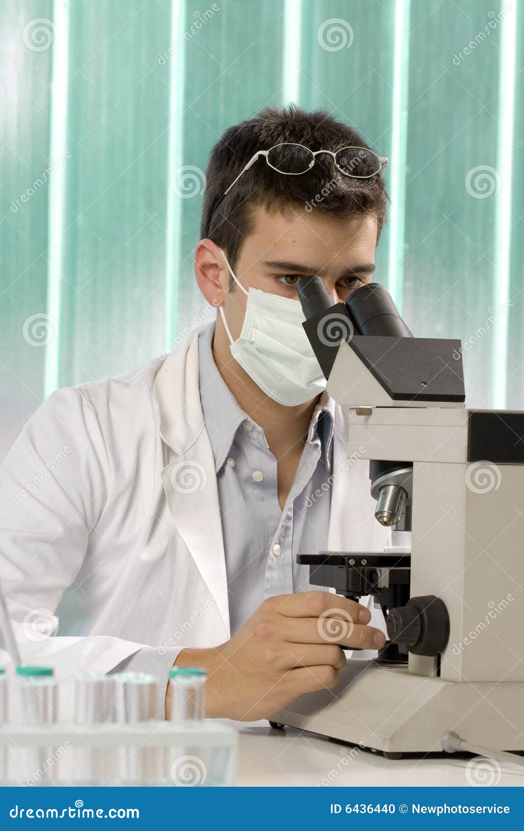 Young Scientist Discovering Something Stock Photo - Image of biology ...