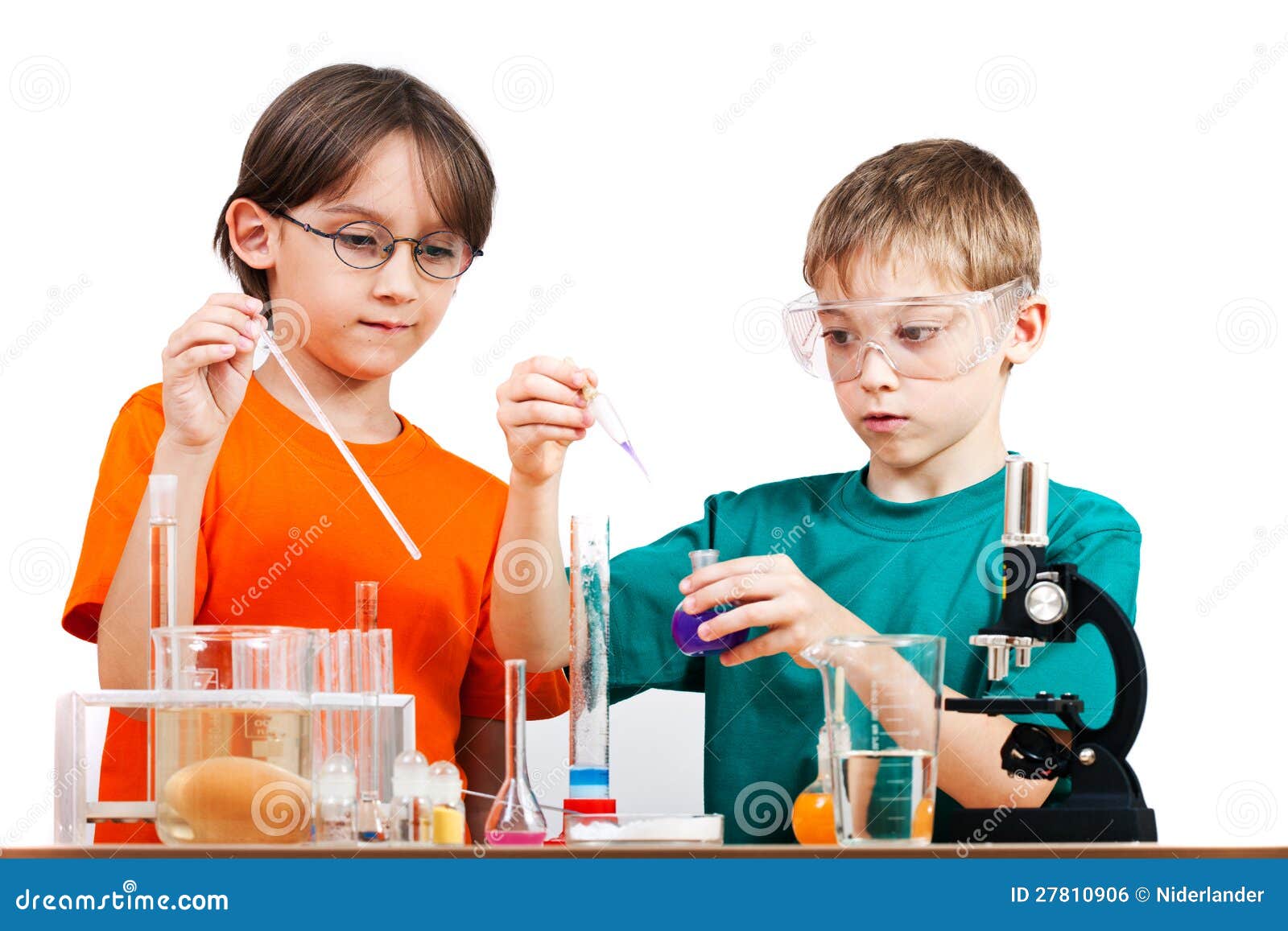 Young scientists stock photo. Image of background, childhood - 27810906