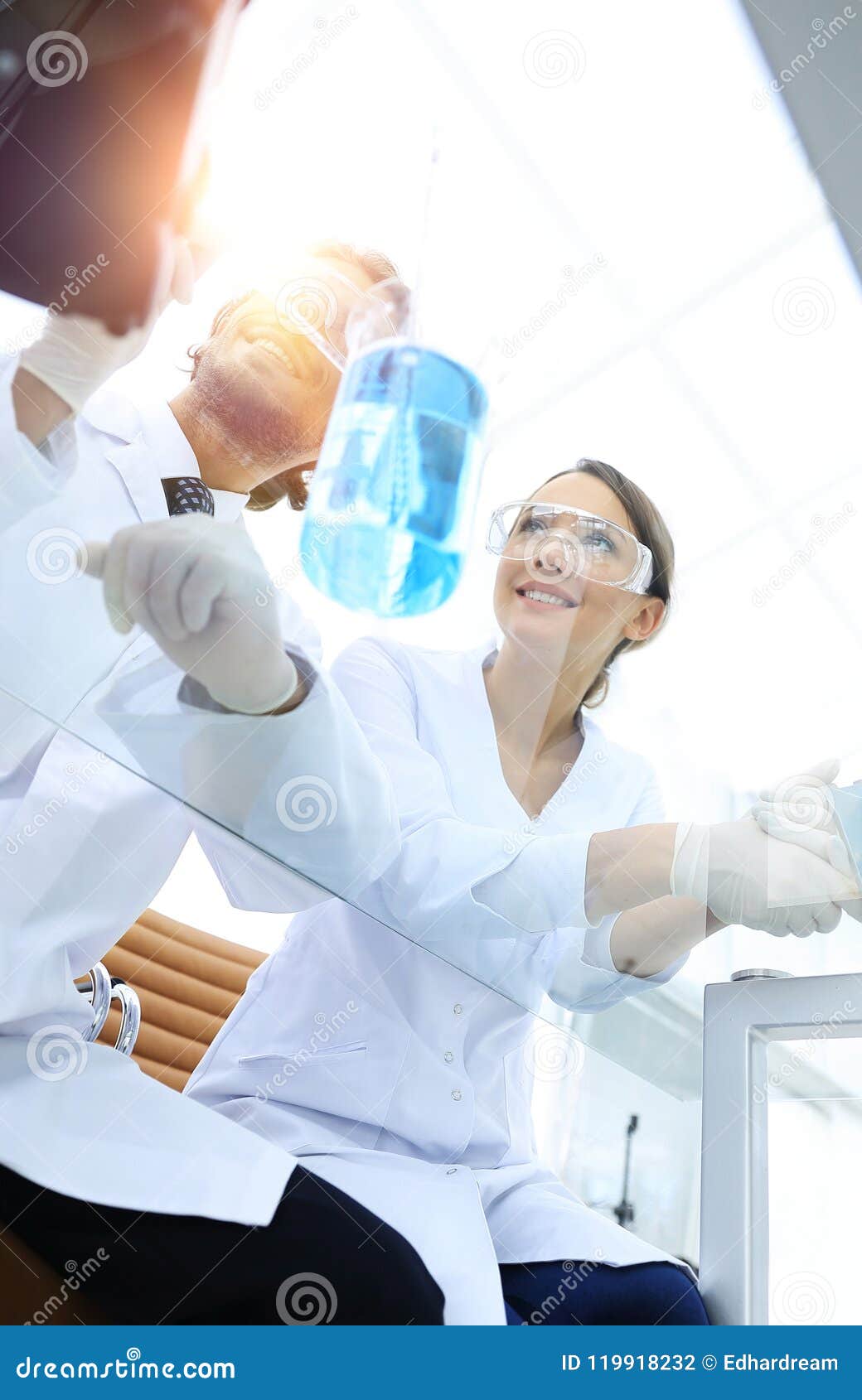 Group of Students in the Lab Stock Photo - Image of laboratory ...