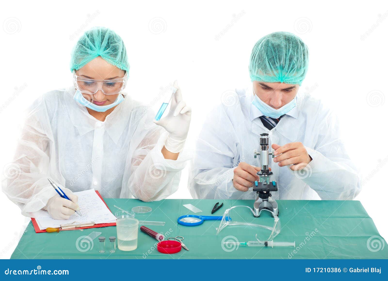 Young Scientists Work in Laboratory Stock Photo - Image of medicine ...