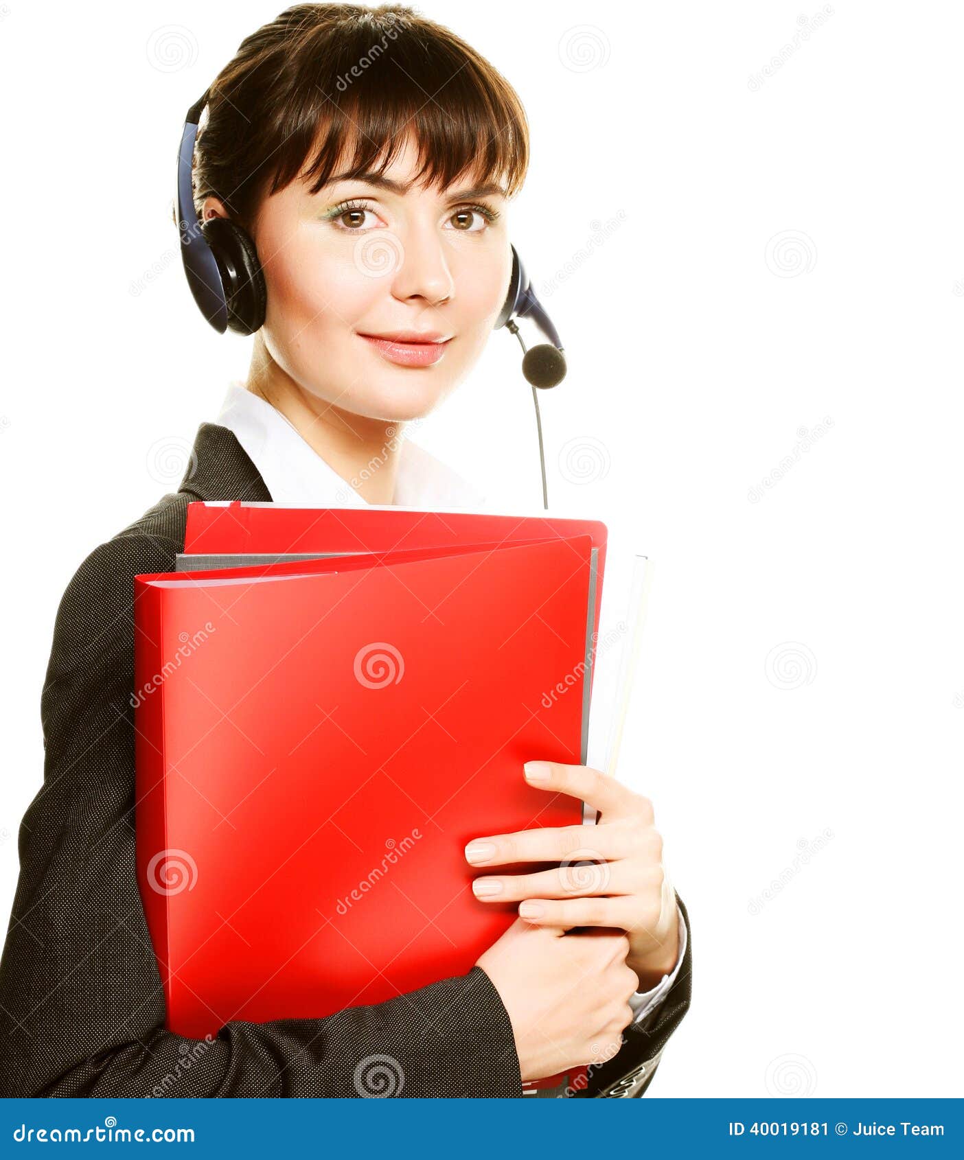 Young Secretary Taking Notes Stock Image - Image of notepad ...