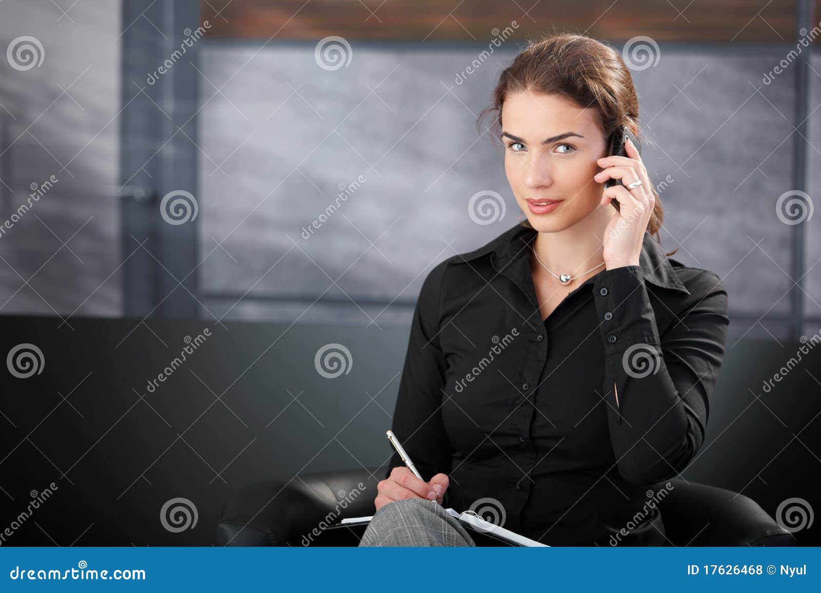 Young Secretary Talking To Her Boss In The Office Royalty-Free Stock ...