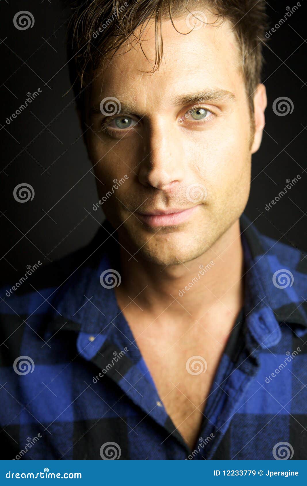 Young Serioius Man stock image. Image of caucasian, contemporary - 12233779