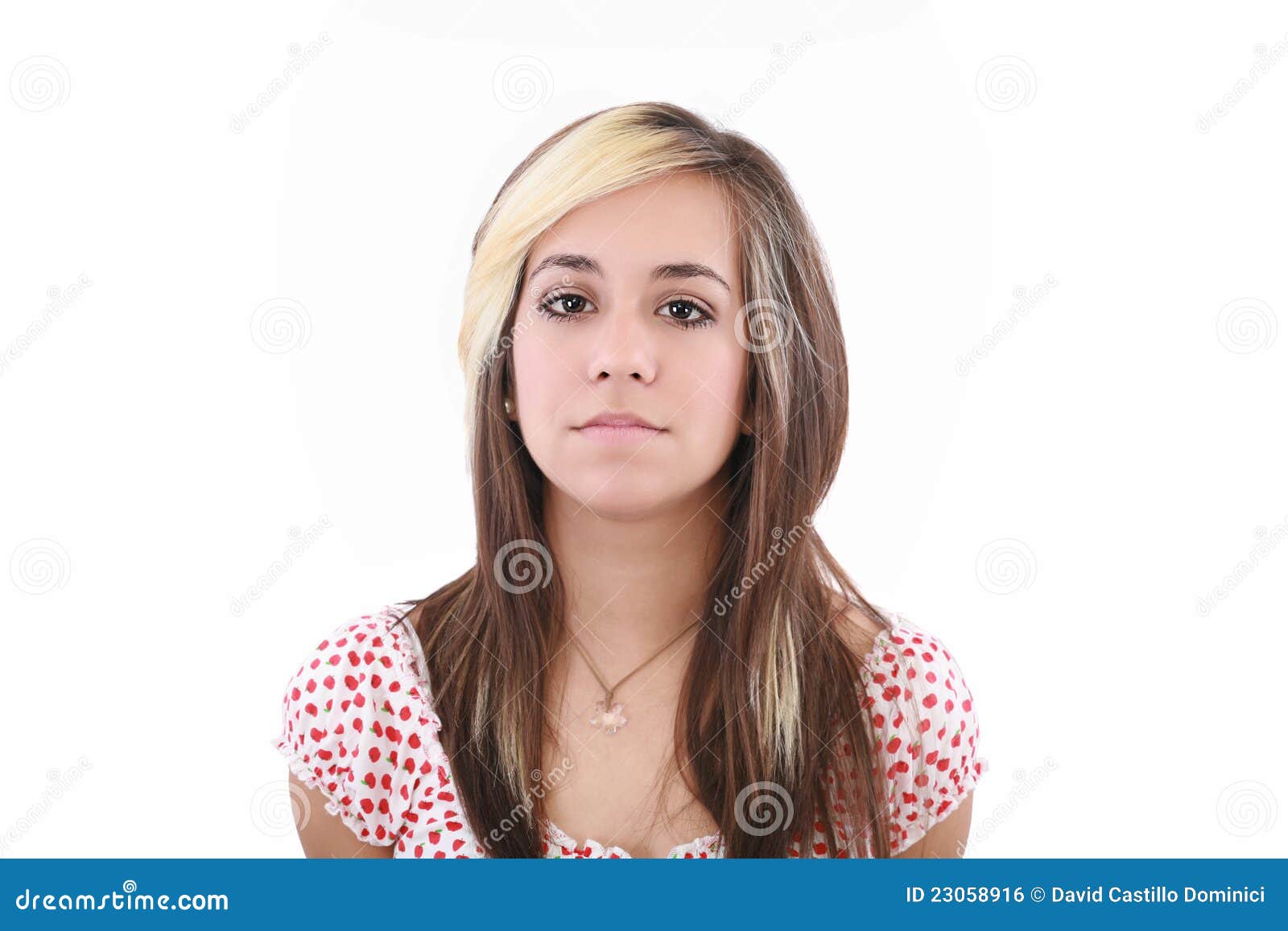 Young Serious Attractive Woman Stock Photo - Image of confidence ...