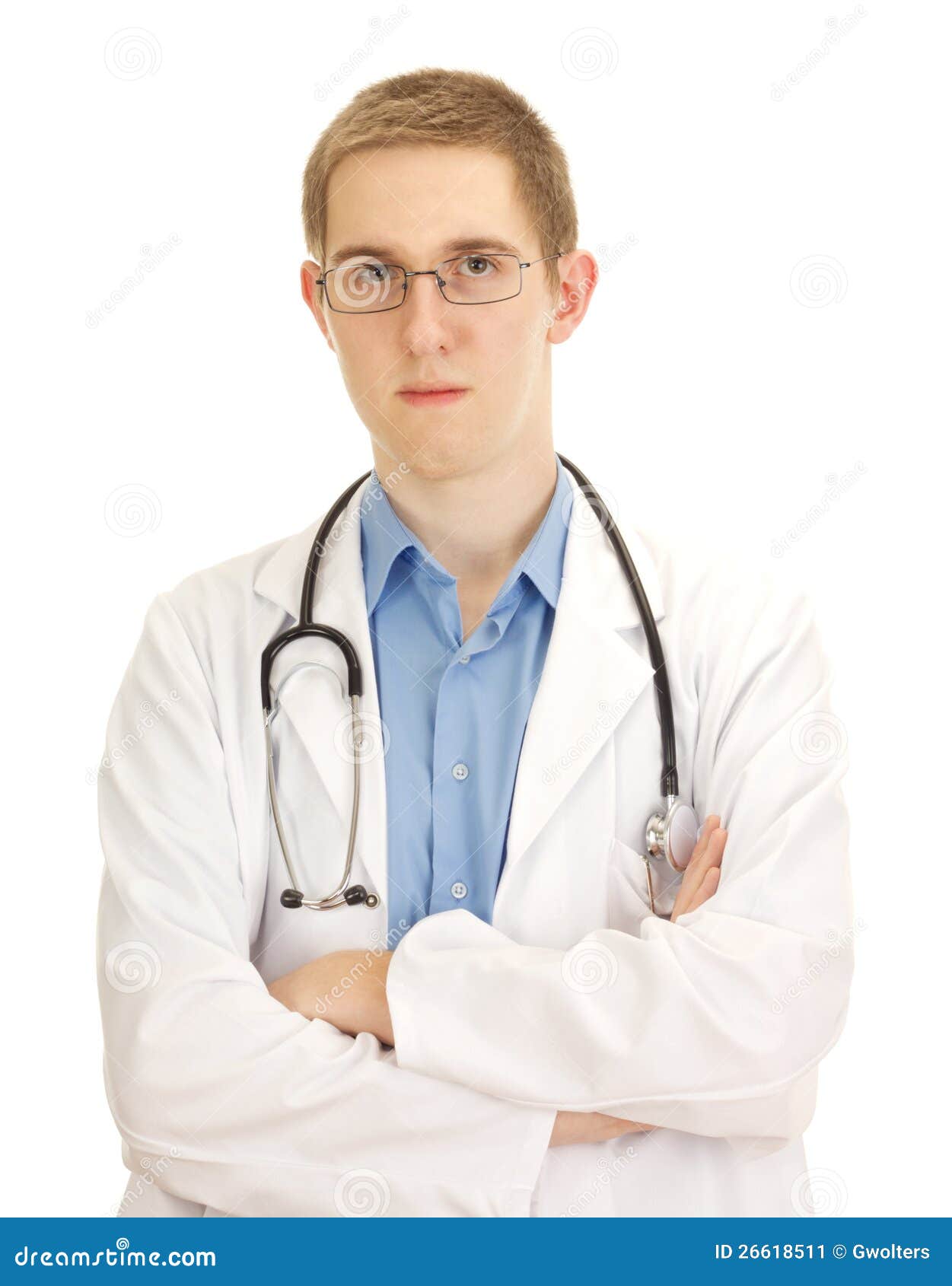 Young Serious Medical Doctor Stock Image - Image of pharmaceutical ...