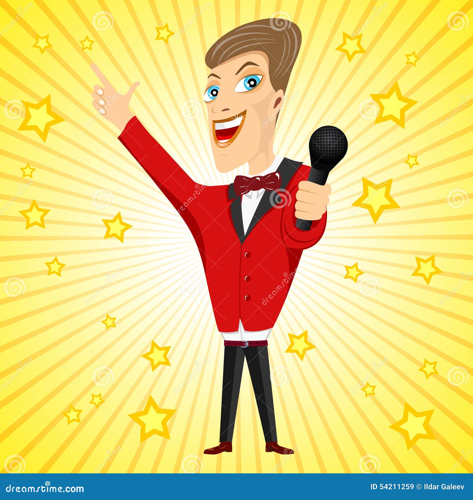 Smiling Singer Girl Graphics Royalty-Free Stock Photo | CartoonDealer ...