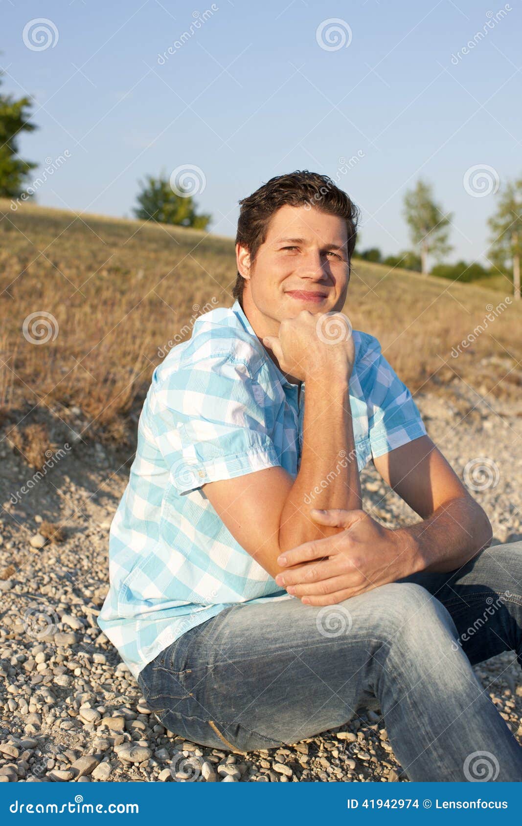 Young single man stock photo. Image of vacation, young - 41942974