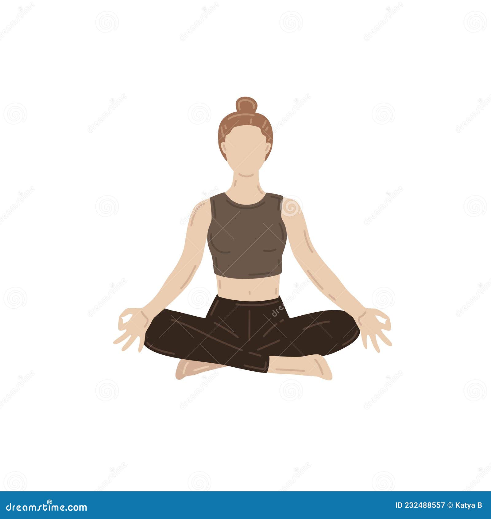Young Slim Woman Doing Yoga Exercise. Sukhasana Asana, Easy Pose Stock ... Young Slim Woman Doing Yoga Exercise. Sukhasana Asana, Easy Pose Stock ...