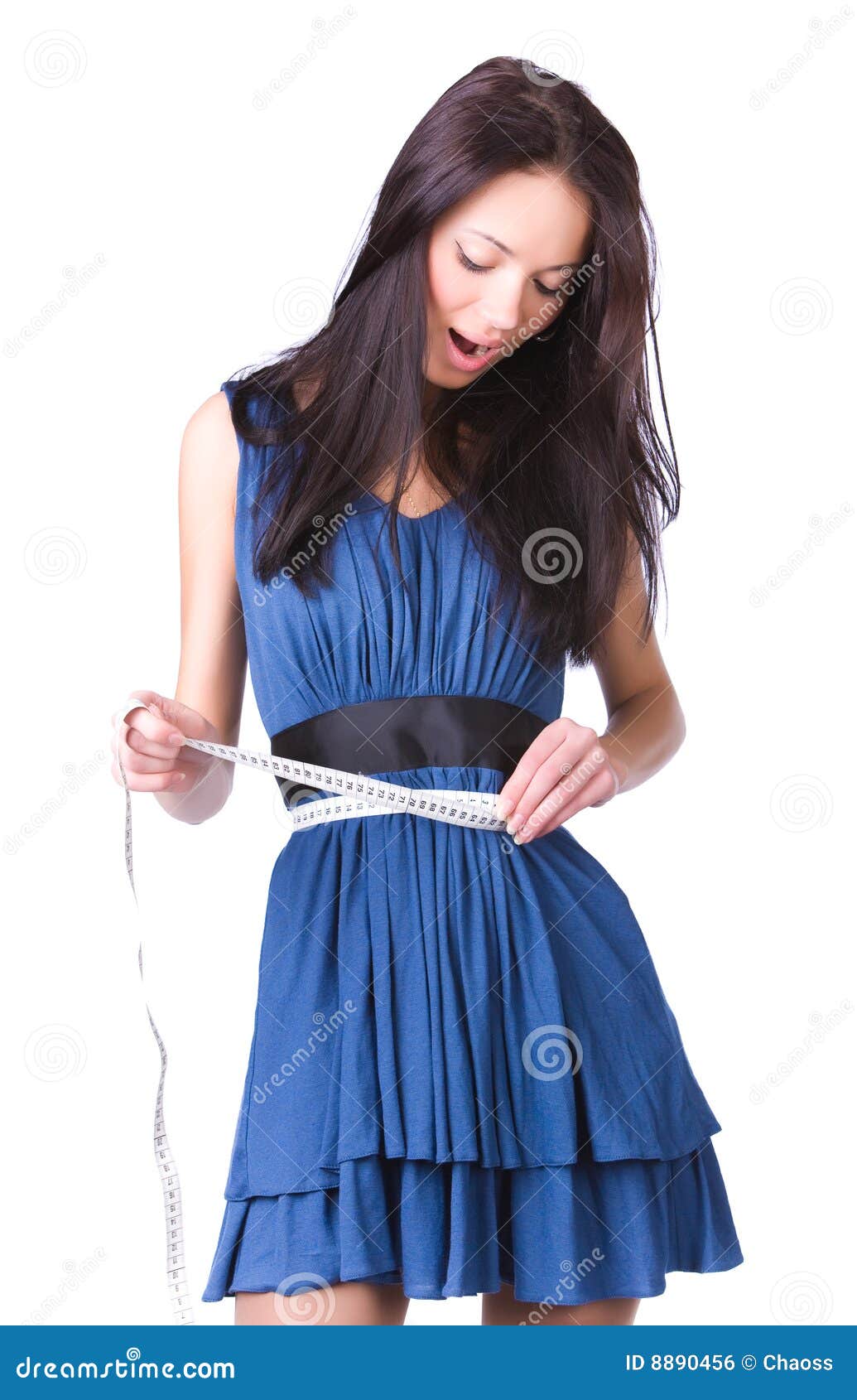 Young Slim Woman with Scale Stock Photo - Image of slim, people: 8890456