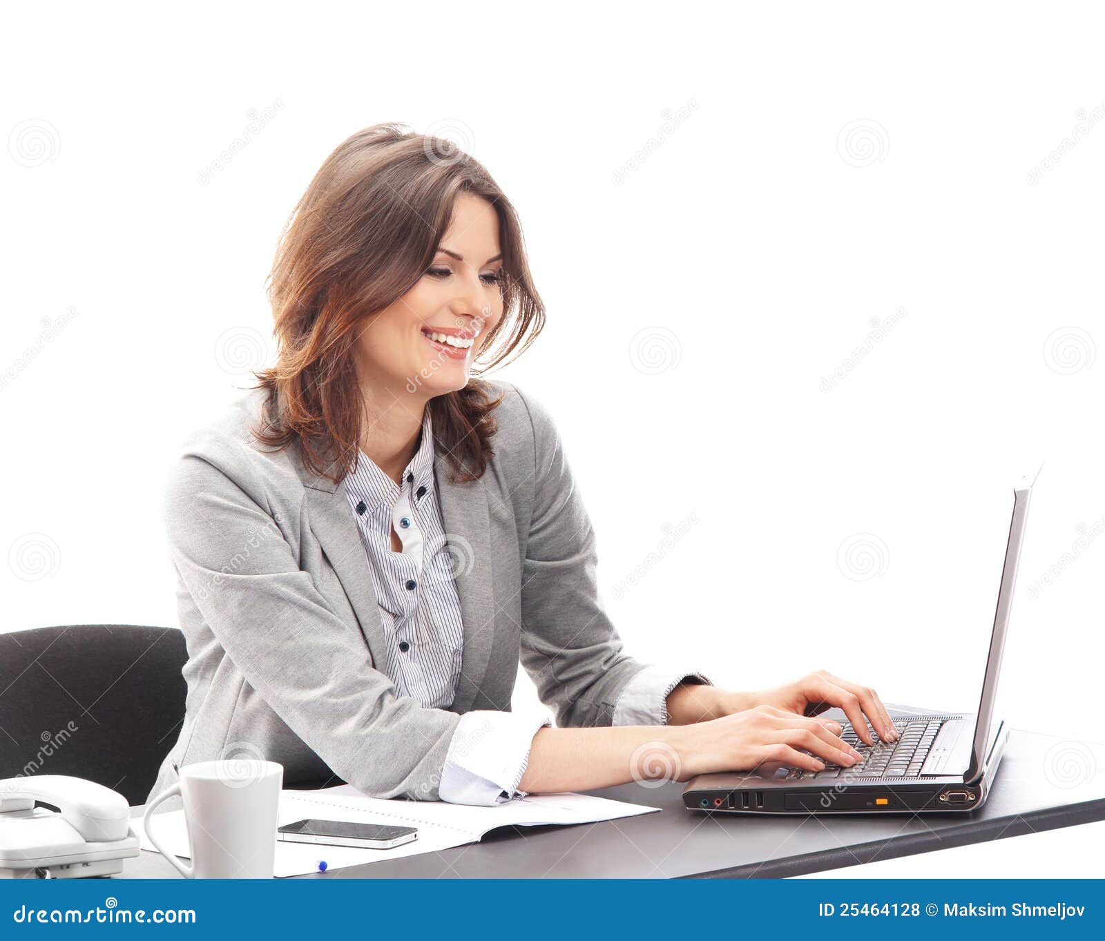 A Young and Smart Businesswoman in Formal Clothes Stock Photo - Image ...