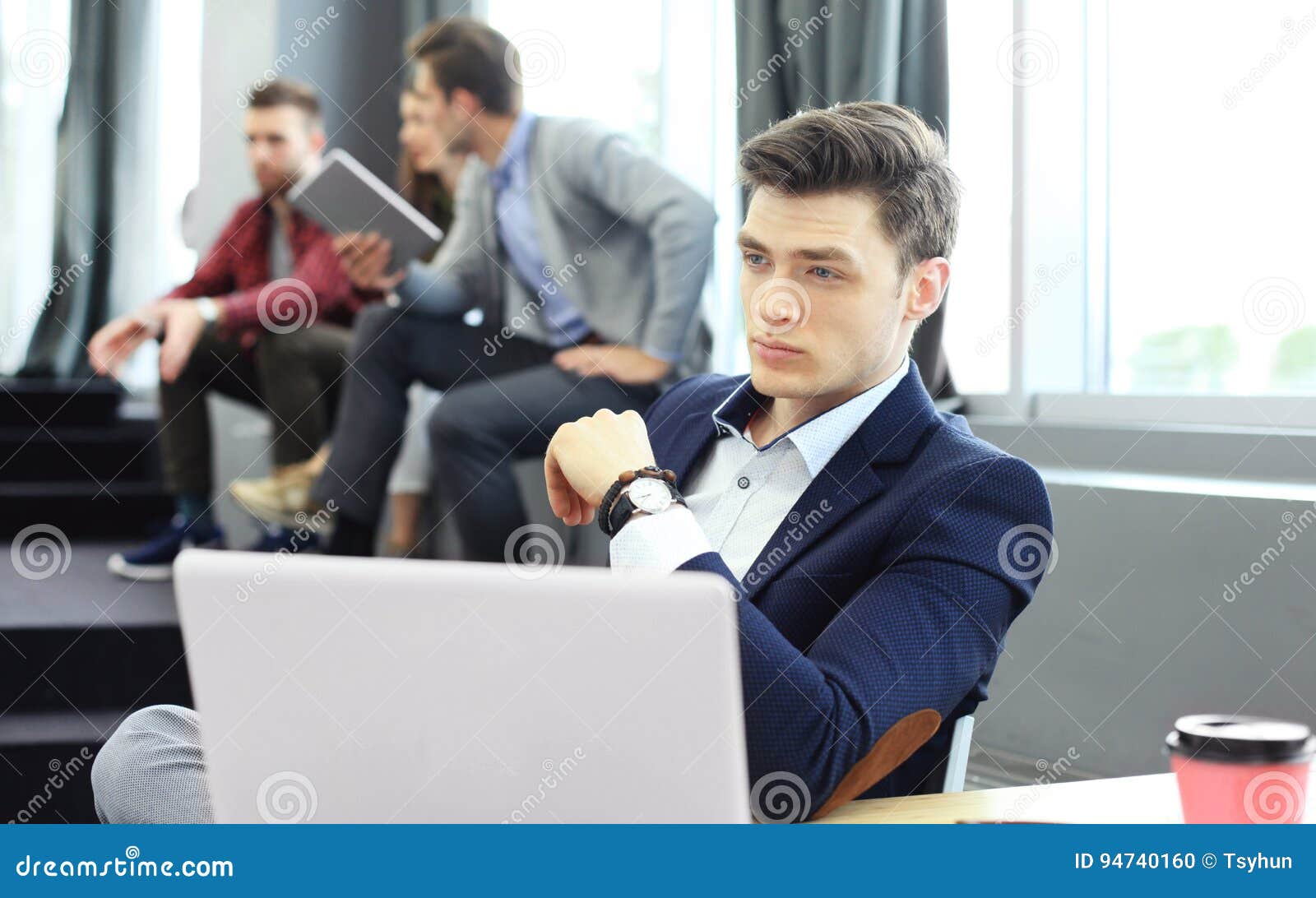 Young Smart People are Using Gadgets while Working Hard in the Modern ...